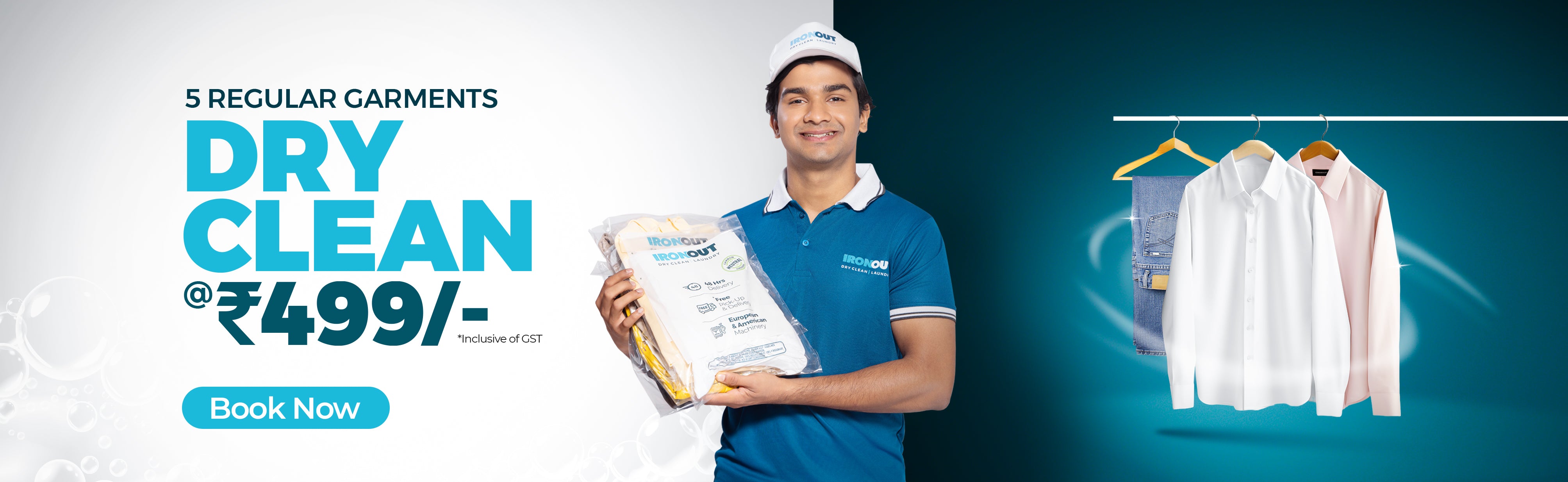 Online Dry Cleaners and Laundry | Free Pickup-delivery | Ironout